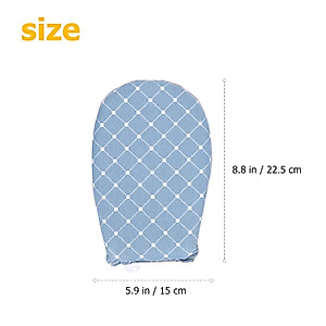 Zerodeko 2pcs Ironing Gloves Food Steamer Over The Door Ironing Board and Iron Holder Baking Gloves Mini Clothes Iron Garment Steaming Gloves Finger Button Sponge Household