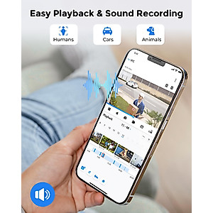 Reolink Plug-in Outdoor WiFi Security Camera, 5MP HD Dual Band Wired Wi-Fi Camera for Home Security-2.4/5 Ghz, Smart Person/Vehicle Alerts, Motion Detection, Night Vision, IP66 Waterproof, RLC-510WA