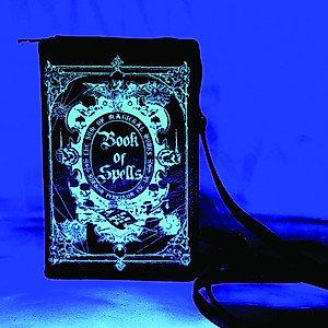 Glow in the Dark Book of Spells Crossbody Bag