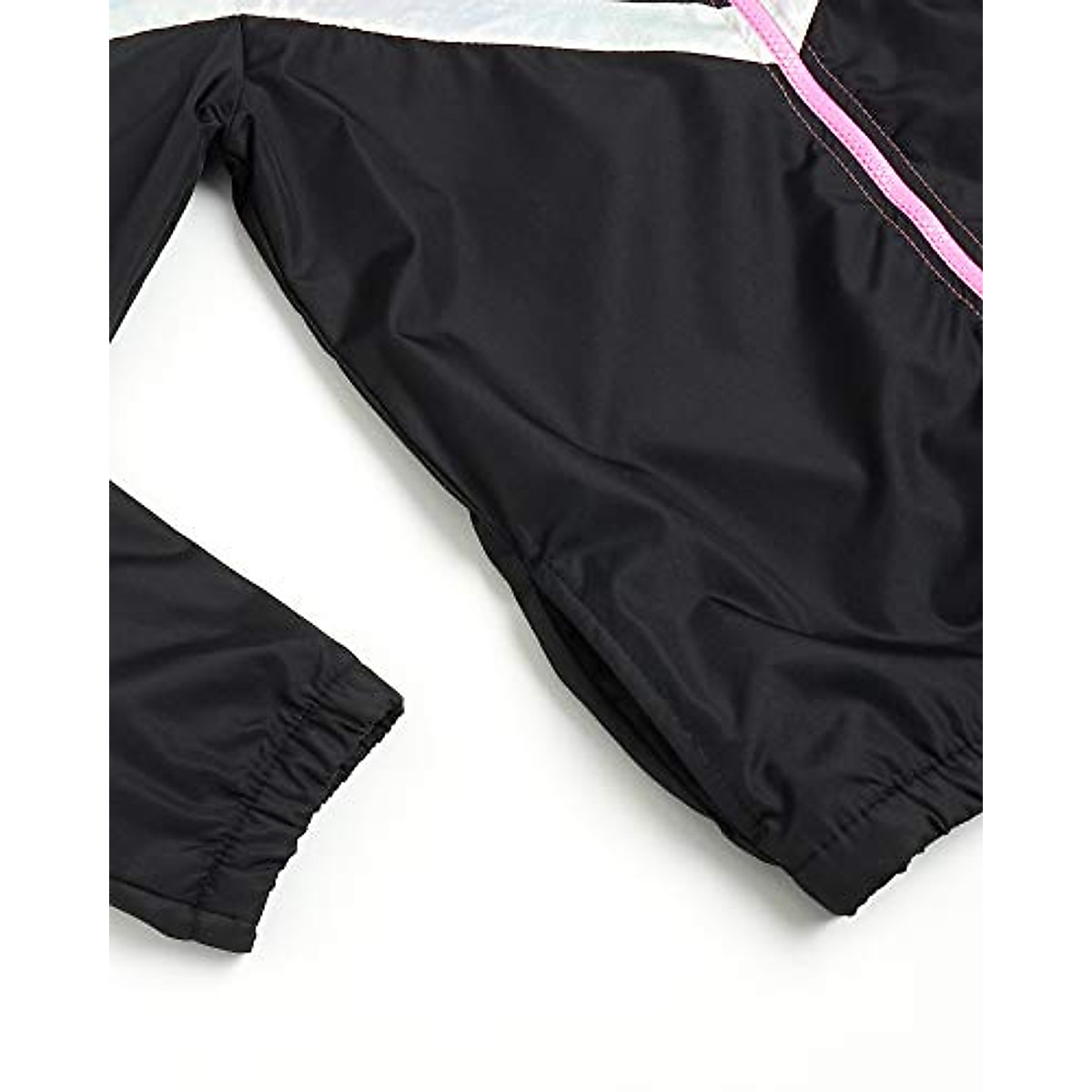 Body Glove Girls' Tracksuit - 2 Piece Windbreaker Jacket and Active Leggings Sweatpants Set, Size X-Large, Hot Pink/Black