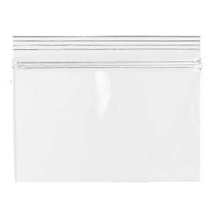 GPI - 5" X 3" 100 Count, 2 Mil Clear Reclosable Zip Plastic Poly Bags with Resealable Lock Seal Zipper for Snack, Candy, Nuts, Cookies, Sewing Supplies, Beads.