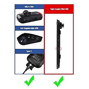 15ft Micro USB & Mini USB Dash Cam &Type-C Hardwire Kit w. Mini(ACS)/LP Mini(ACN)/ATO(ATC or ACU)/Micro2(ACZ) Fuse, Micro to Mini/USB-C Port Adapters & 11.9V Real Battery Drain Protection