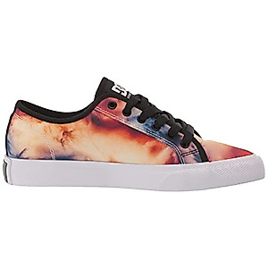 DC Men's Manual TXSE Casual Skate Shoe, Violet/FIRE, 11