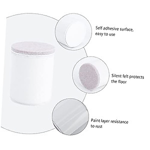 OSALADI 4pcs Heightening Pads Floor Sofa Chair Sofa Floor Protectors Furniture Add on Leg Sofa Riser Table Riser Table Pads Furniture Foot Cushion Bed Padding Block Carbon Steel Slider