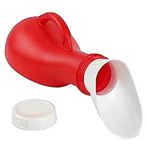 Trenton Gifts Portable Urinal - Convenient Travel Toilet for Camping, Spill-Proof Urine Bottle for Men, Women and Seniors, Ideal for Camping Potty Needs, Durable Camp Toilet