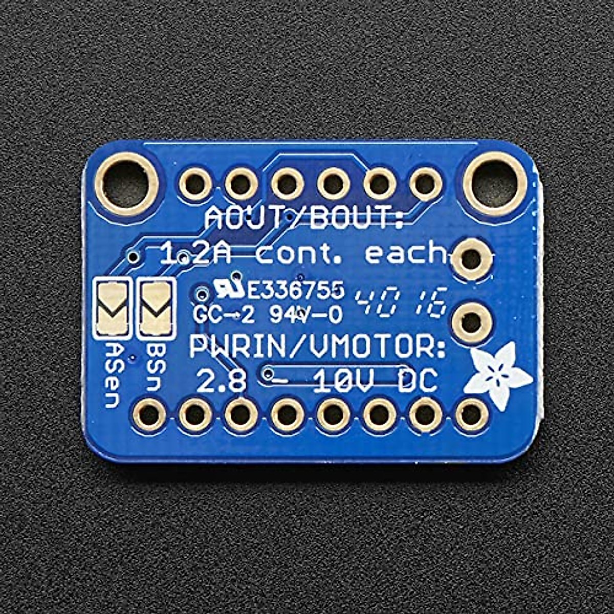 Adafruit (PID 3297 DRV8833 DC/Stepper Motor Driver Breakout Board