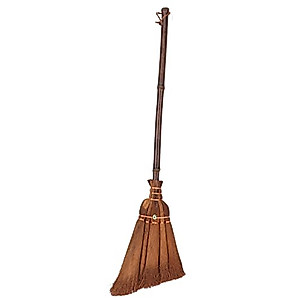 Cabilock Straw Broom Natural Grass Broom Hand Handle Broom Straw Broom Floor Cleaning: Sweeping