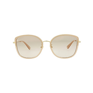 Gucci Square/Rectangle Sunglasses Nude Gold Pink Luxury Eyewear Made In Japan Metal Frame Designer Fashion for Everyday Luxury