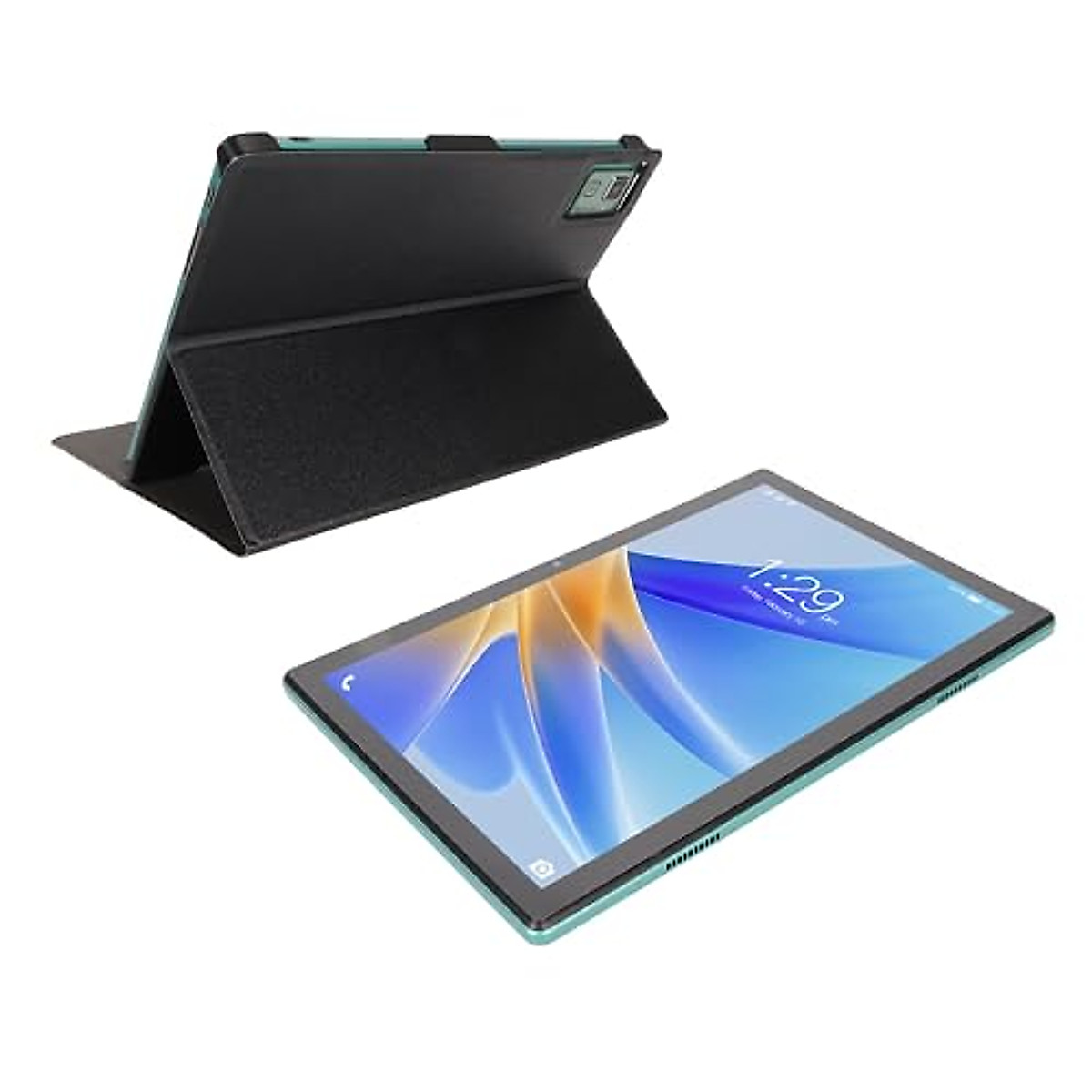 Honio 10.1 Inch Tablet 100-240V 4G Tablet Dual Speakers 5.0 8MP Front 16MP Rear 6GB 128GB for Android 12 for Learning (US Plug)