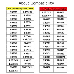 Auzky 5 Pairs Replacement Nose Pads for RayBan RB3549, RB4071, RB6336, RB7140, RB8415 and More Plug in Eyeglasses, Sunglasses Models - Gold