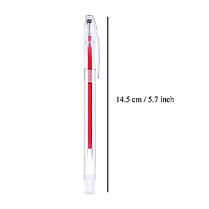 Heat Erasable Pens ，4 Pieces Fabric Marking Pens with 20 Refills for Quilting Sewing, Dressmaking, Fabrics, Tailors Sewing Fabrics,Tailor's Chalk Pencils Chalks Pen