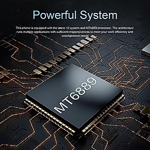 PUSOKEI Unlocked Smartphone, 4G Mobile Phone with Stylus, 6.52 inch FHD Screen, 4GB RAM 64GB ROM, 16MP+32MP Camera, Navigation System, 5G WiFi, Face Unlock, Android12, 4500mAh Battery