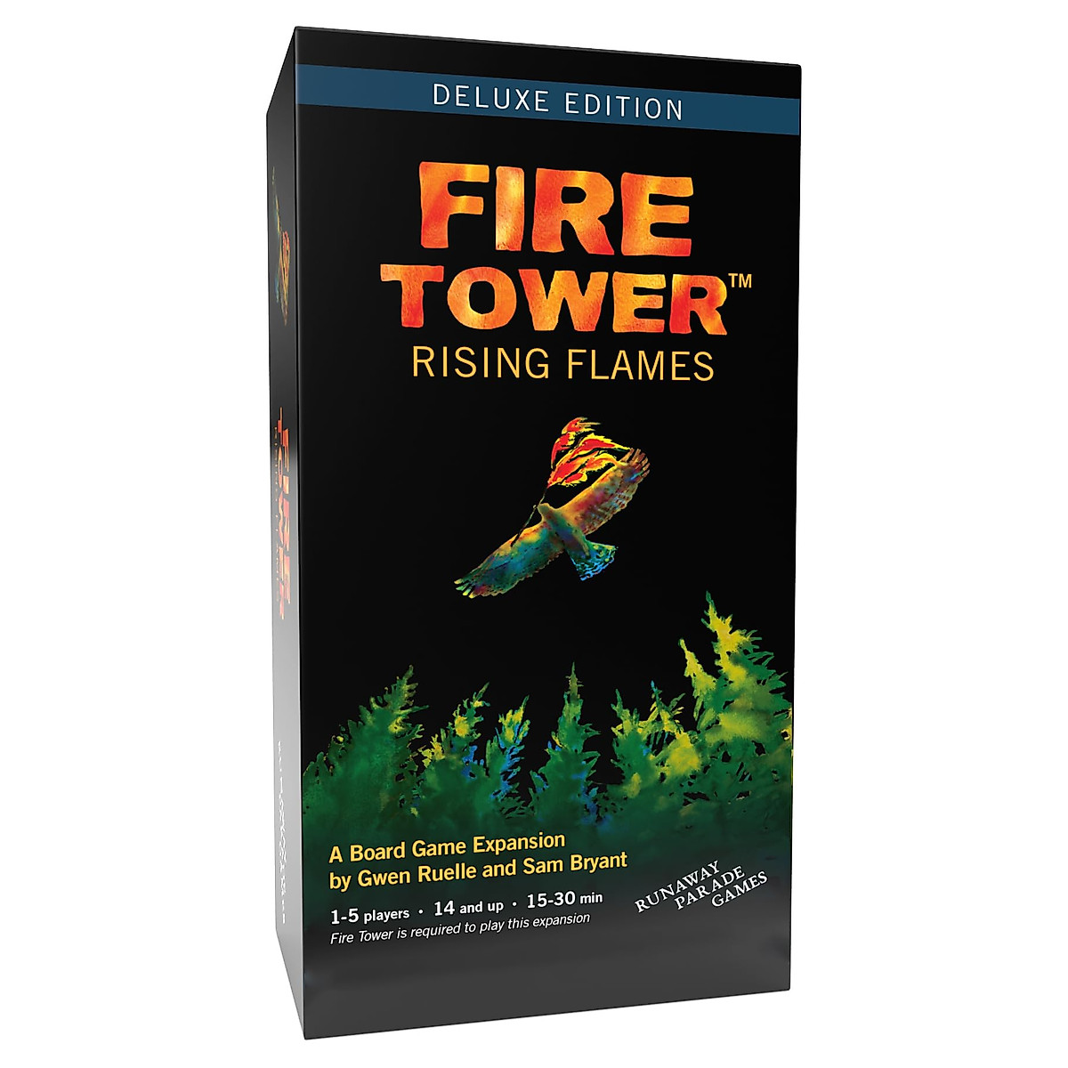 Runaway Parade Games Fire Tower Rising Flames Expansion (Deluxe): Fight fire with fire in This Fast Strategy Board Game