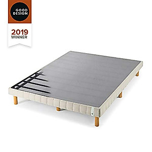 ZINUS GOOD DESIGN Award Winner Justina Metal Mattress Foundation, 11 Inch Platform Bed, No Box Spring Needed, Twin, Beige