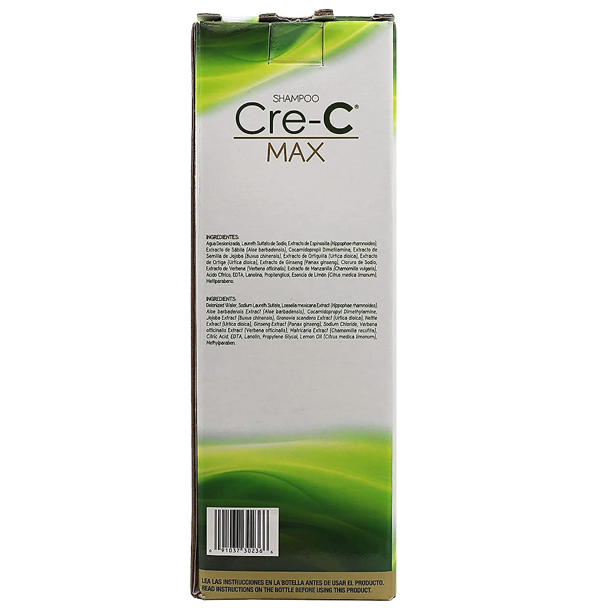 Cre-C Max Shampoo, Cleansing Shampoo, Strengthening Shampoo, Helps Prevent Hair Loss for men and women, Volume and Shine to your hair, 8.46 FL Oz, Bottle