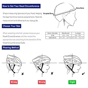 SQUALO Victor Bike Helmet for Men Women, Bicycle Helmet with Adjustment Dial Unisex Adults Cycling Helmet Lightweight Ventilated (Large (22.83-24.41 inches), Reflective Iridescent)