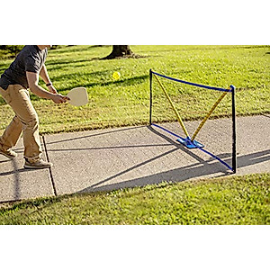 Triumph Sports Multi-Sport Versatile Combo Outdoor Game Net Set Includes Volleyball, Badminton, and Pickleball, Blue (35-7510-2)