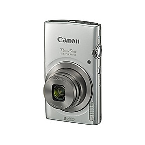 Canon PowerShot ELPH 180 Digital Camera w/Image Stabilization and Smart AUTO Mode (Silver) (Renewed)