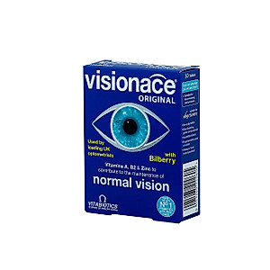 Vitabiotics Visionace Original - Nutritional Multivitamin for Normal Vision | Vitamins A, B2 and Zinc - 30 Tablets