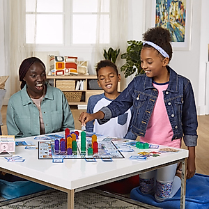 Monopoly Builder Board Game for Kids and Adults, Strategy Games, Family Board Games, for Kids 8 and Up, 2-4 Players