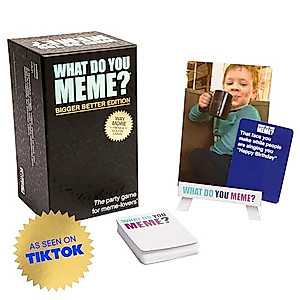 WHAT DO YOU MEME? Bigger Better Edition - Adult Card Games for Game Night for Teens