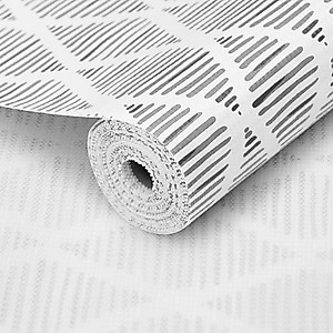 Shelf Liner Drawer Liner for Kitchen Cabinet, Non Adhesive Slip Resistant Shelf Paper, Strong Grip Thickened Cabinet Liners Protect Kitchen Cupboard, Dresser, Bathroom Drawers (Gray, 11.8" x 10 FT)