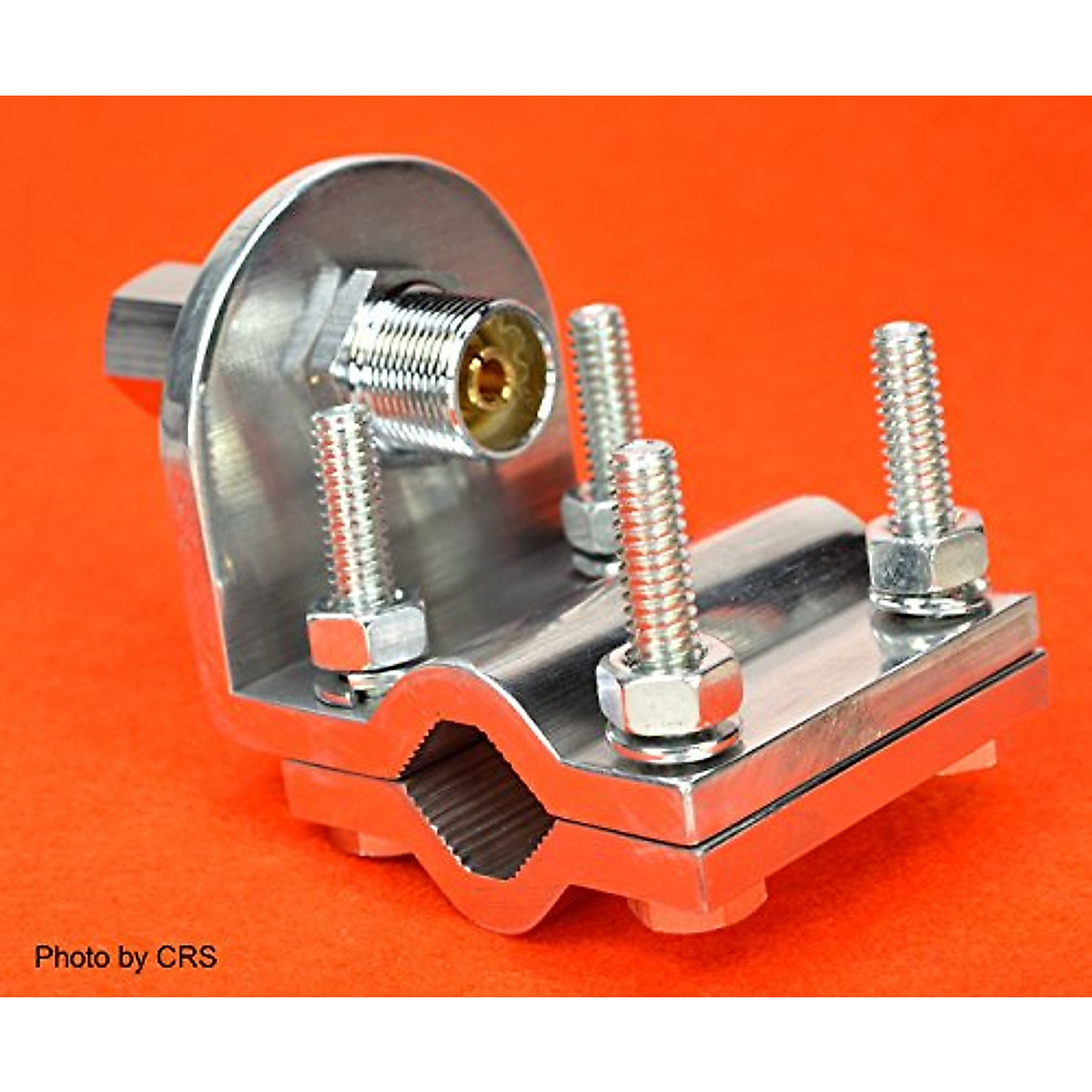 Workman Double Groove CB Radio Antenna Mount W/ SO239 Stud BRV1