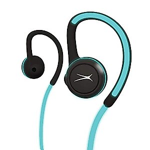 Altec Lansing MZX890-BLK Run Bluetooth Earbuds, Sweatproof, Secure and Lightweight Fit, 8 Hour Battery Life, Hands Free, Sweatproof, Hours of Battery Life, Comfortable Fit, Black