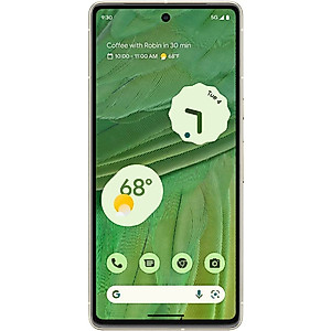 Google Pixel 7 5G 128GB 8GB RAM 24-Hour Battery Factory Unlocked for GSM Carriers Global Version - Lemongrass (Renewed)