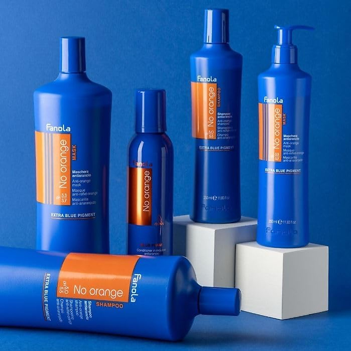 Fanola No Orange Shampoo Package (350 ml) Pack of 2