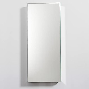 Fresca 15" Wide x 36" Tall Bathroom Medicine Cabinet w/Mirrors