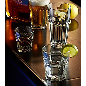 Arc Cardinal Arcoroc Fully Tempered Gotham Rocks Glass, 9-Ounce, Clear, Case of 36