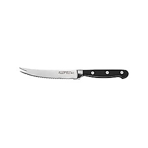 Winco KFP-51, 5-Inch Carbon Steel Tomato Knife, Tomato Slicer, Paring Knife
