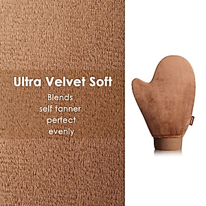 Sanfery Self Tanner Mitt Applicator - US Patent Self Tanning Mitt, Sunless Tanning Glove, Fake Tan Mitt