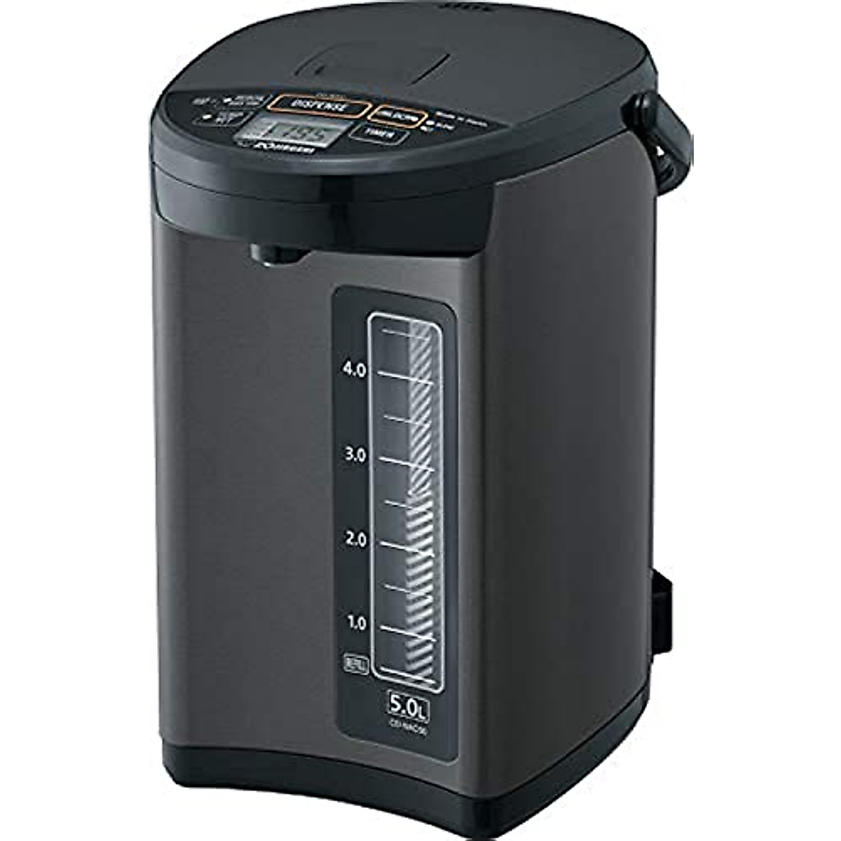 Zojirushi CD-NAC50BM Micom Water Boiler & Warmer, 5.0 Liter, Metallic Black