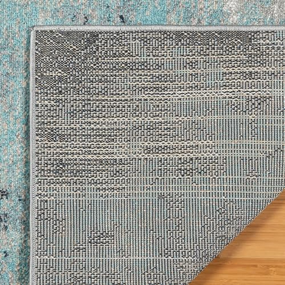 Gertmenian Modern Indoor Area Rugs, Machine-Woven, High Traffic, Non-Shedding & Stain-Resistant, for Living Room, Dining Room, Bedroom, Office, 2x8 Runner, Modern Abstract Gray, 29510