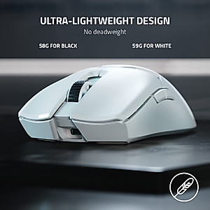 Razer Viper V2 Pro Hyperspeed Wireless Gaming Mouse - White(Renewed)
