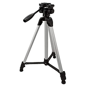 Canon EOS 4000D / Rebel T100 DSLR Camera with 18-55mm Lens + Platinum Mobile Accessory Bundle Package Includes: SanDisk 32GB Card, Tripod, Case, Pistol Grip and More (21pc Bundle) (Renewed), Black