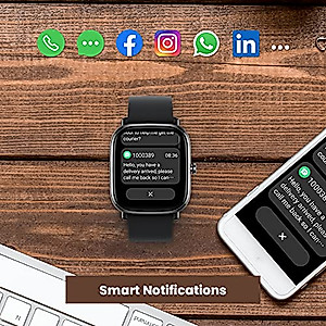 Amazfit GTS 2 Mini Smart Watch for Men Android iPhone, Alexa Built-in, 14-Day Battery Life, Fitness Tracker with GPS & 70+ Sports Modes, Blood Oxygen Heart Rate Monitor, 5 ATM Water Resistant-Black