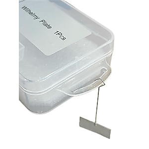 VTSYIQI Surface Tension Meter Platinum Plate Board Platinum Board Pt Board Method with With 10mm Wide Pt Size 24mm Long 0.15mm Thick for Interfacial Tensiometer Liquid Surface Tensiometer