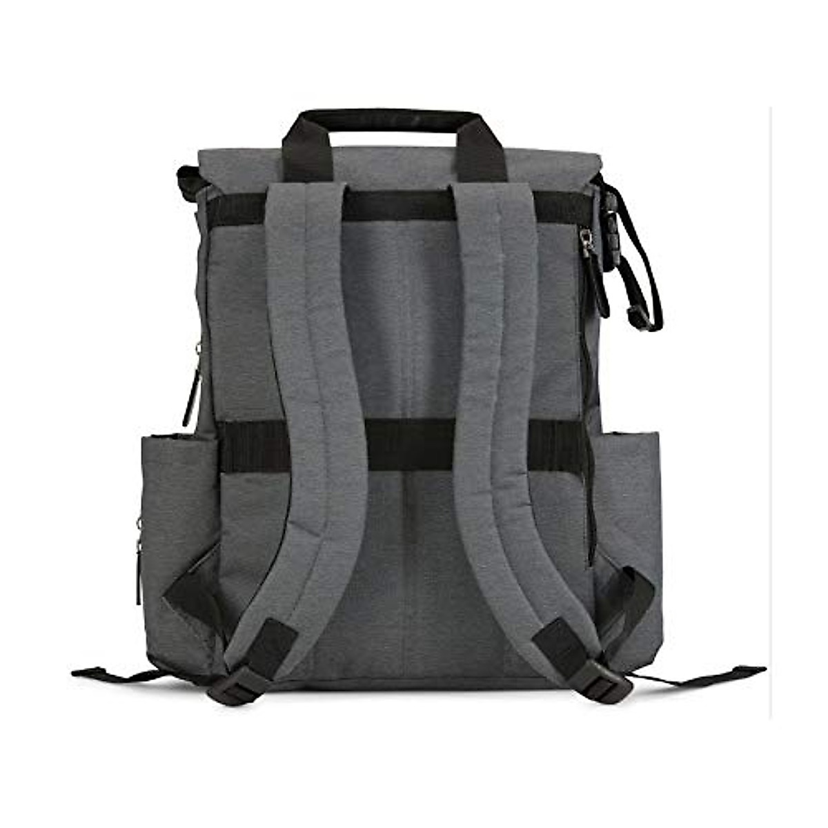 GOODGEAR Baby Diaper Backpack, Large Travel Bag for Mom or Dad with Stroller Straps and Changing Pad - Waterproof Large Capacity Overnight Back Pack with Big Pockets and Compartments, Grey