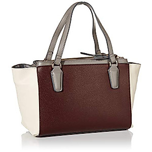Fiorelli Double Top Zip Satchel, Oxblood Mix