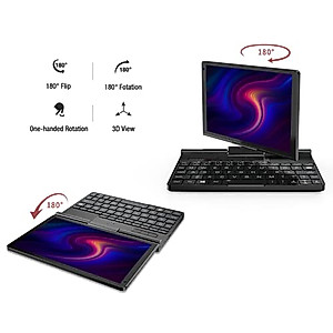 GPD Pocket 3 Mini Laptop 8" Touch Screen Aluminum Shell UMPC Win 11 Home OS 11th Core CPU I7-1195G7 16GB/1TB (Amber Black)