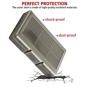 Xahpower Game Card Case Holder for Nintendo Switch, 24-in-1 Game Storage Case Compatible with Nintendo Switch/ Switch Lite/ Switch Oled Catridge Storage Box Black