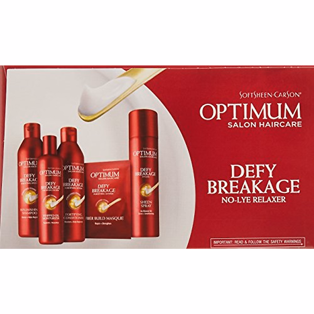 SoftSheen-Carson Defy Breakage No-Lye Relaxer for Normal Hair Textures with Coconut Oil