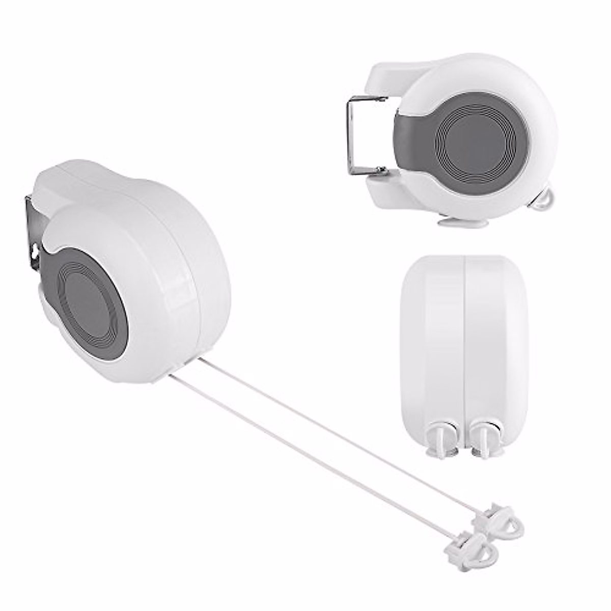 Semme Drying Clothes Line, Dual Retractable Washing Line Can Be Used As a Retractable Washing Line, and Airer Indoor and Outdoor