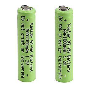 Kastar 2-Pack Battery Replacement for Waterpik Sensonic Toothbrush, Waterpik SR-3000 SR3000 Tooth Brush, Electric Shavers, Razors, Telecoms, UPS, Smart Grid, Meters, Radios, RC devices, Electric Tools