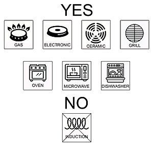 JOVELY Korean Stone Bowl Set, Authentic Ttukbaegi Korean Earthenware Pot, Twice-Fired Natural Korean Clay Pot for Cooking, Microwave & Dishwasher-Safe