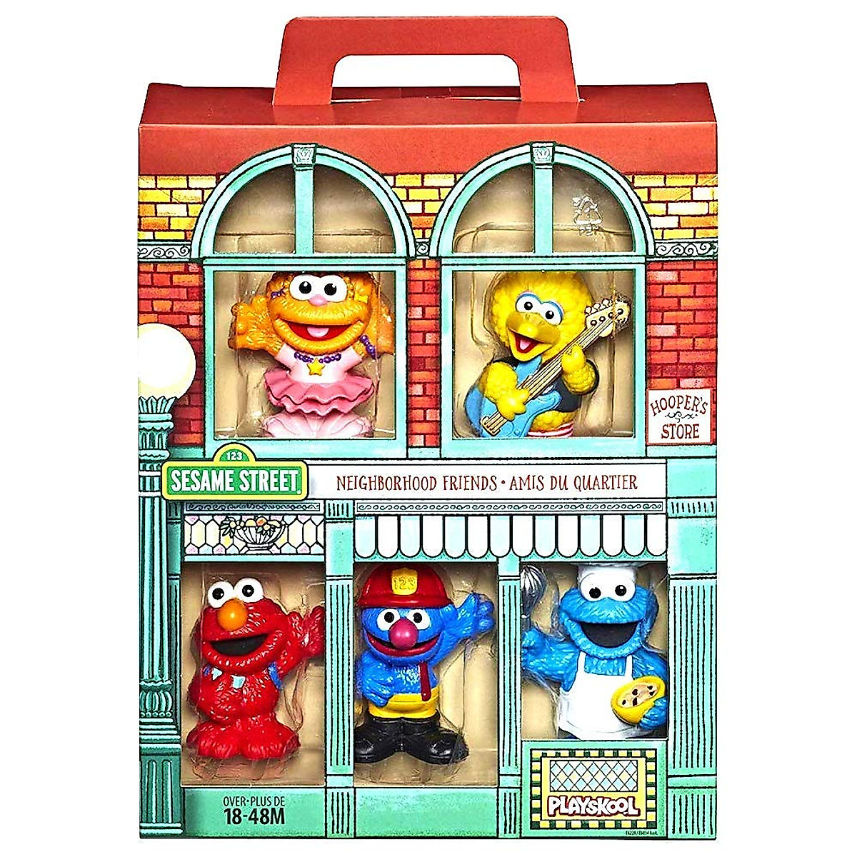 Sesame Street Neighborhood Friends Includes 5 Figures, 3-inches, Classic Collectibles Pack for Toddlers, Great Toy for Kids 18 Months and Up
