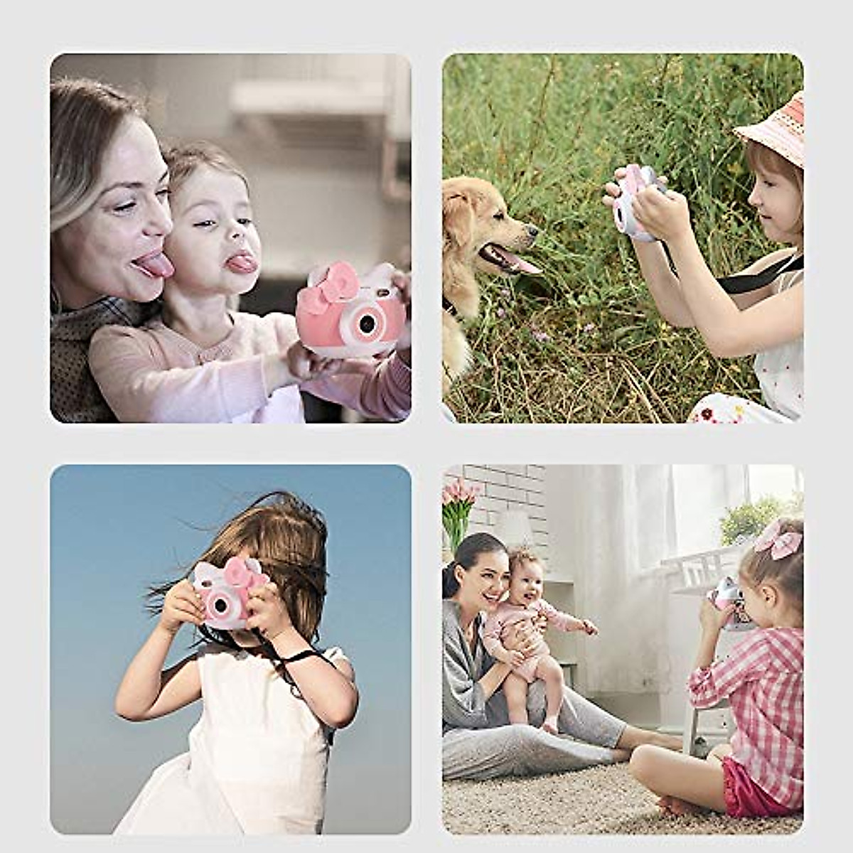 LKYBOA Children's Camera Polaroid Toy Can Take Pictures and Print Digital Small Student Portable SLR Gifts for Boys and Girls